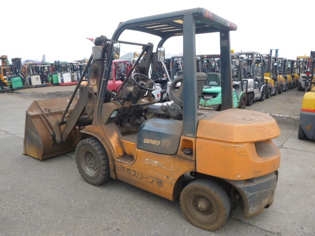 USED SHOVEL LOADER TOYOTA 5SD10 10116 (F.UCHIYAMA & CO.,LTD.)