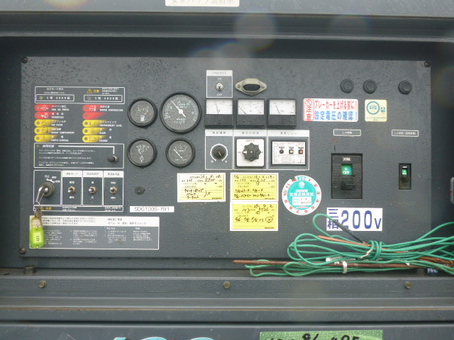 USED GENERATOR AIRMAN SDG100S 1537B10066 (F.UCHIYAMA & CO.,LTD.)