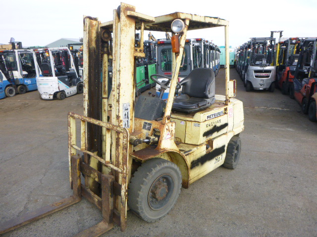 USED DIESEL FORKLIFT MITSUBISHI FD25 F18-55948 (F.UCHIYAMA & CO.,LTD.)