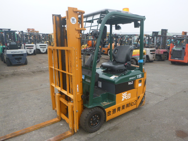 USED COUNTER BALANCE FORKLIFT TOYOTA 8FBE15 51076 (F.UCHIYAMA & CO.,LTD.)