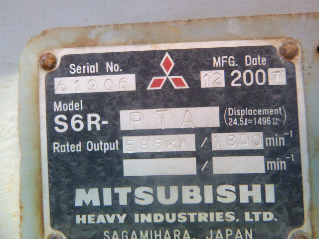 USED GENERATOR NISSHA NES610SM MF017600 (F.UCHIYAMA & CO.,LTD.)