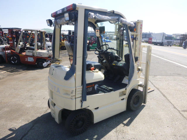 USED COUNTER BALANCE FORKLIFT TOYOTA 7FB15 70911 (F.UCHIYAMA & CO.,LTD.)