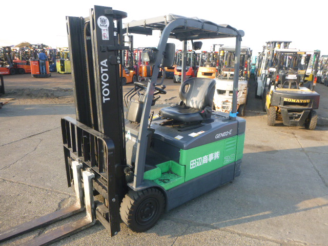 USED COUNTER BALANCE FORKLIFT TOYOTA 7FBE20 53722 (F.UCHIYAMA & CO.,LTD.)