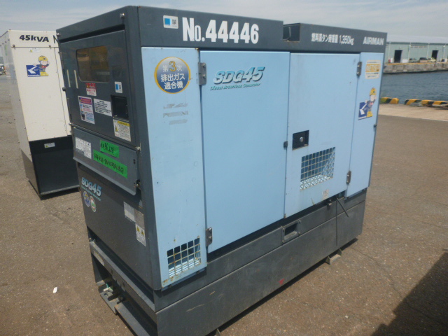 USED GENERATOR AIRMAN SDG45S-7B1 1337B10868 (F.UCHIYAMA & CO.,LTD.)
