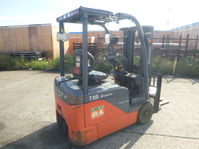 USED COUNTER BALANCE FORKLIFT TOYOTA 8FBE15 61918 (F.UCHIYAMA & CO.,LTD.)