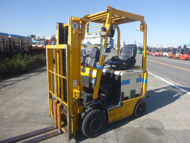USED COUNTER BALANCE FORKLIFT NYK FB15PN-77B-300SF 221E-30423 (F ...
