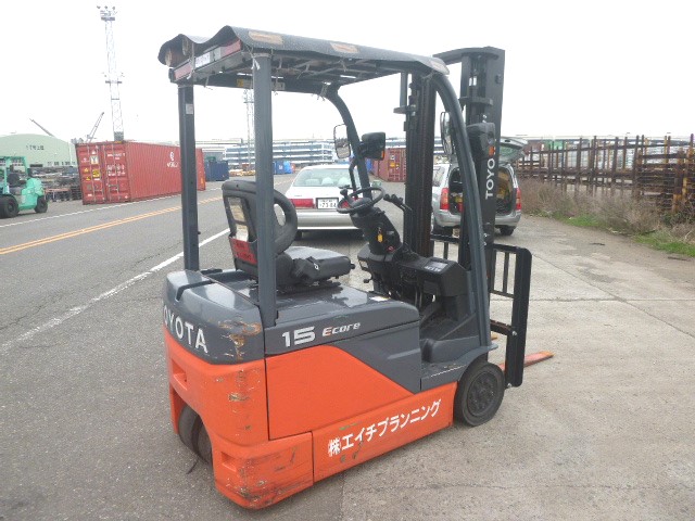USED COUNTER BALANCE FORKLIFT TOYOTA 8FBE15 57907 (F.UCHIYAMA & CO.,LTD.)