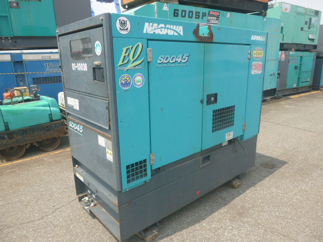 USED GENERATOR AIRMAN SDG45S 1337A80651 (F.UCHIYAMA & CO.,LTD.)