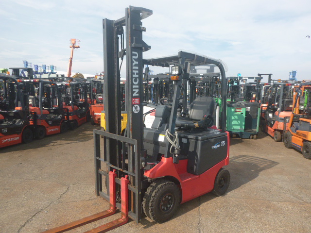 USED COUNTER BALANCE FORKLIFT NYK FB15P-77B-400 221E-29395 (F.UCHIYAMA ...