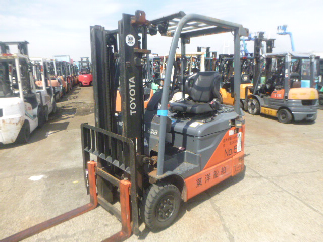 USED COUNTER BALANCE FORKLIFT TOYOTA 8FBE15 63332 (F.UCHIYAMA & CO.,LTD.)